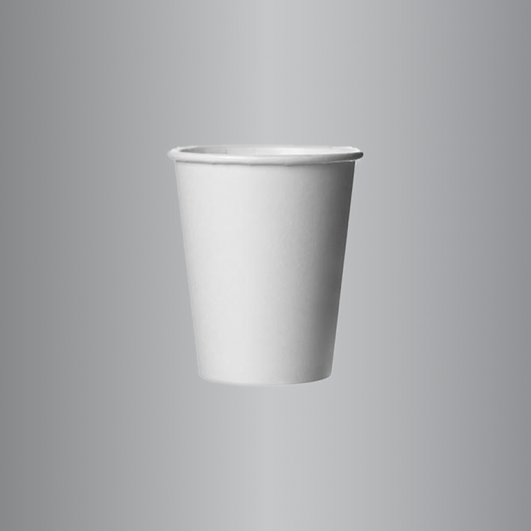 6.5OZ PLAIN WHITE PAPER CUP x 100PCS/TUBE